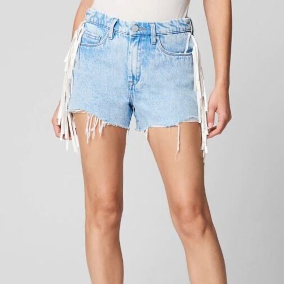 Blank NYC | Shorts | Nwt Blank Nyc The Barrow Vintage High Rise Fringe ...